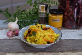 Stir-Fry Cabbage With Turmeric & Mustard Seeds - New Malaysian Kitchen